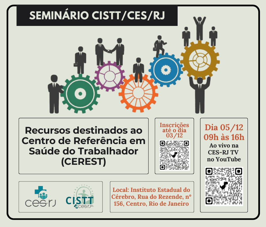 Seminário sobre recursos para o CEREST será realizado no Rio de Janeiro ...